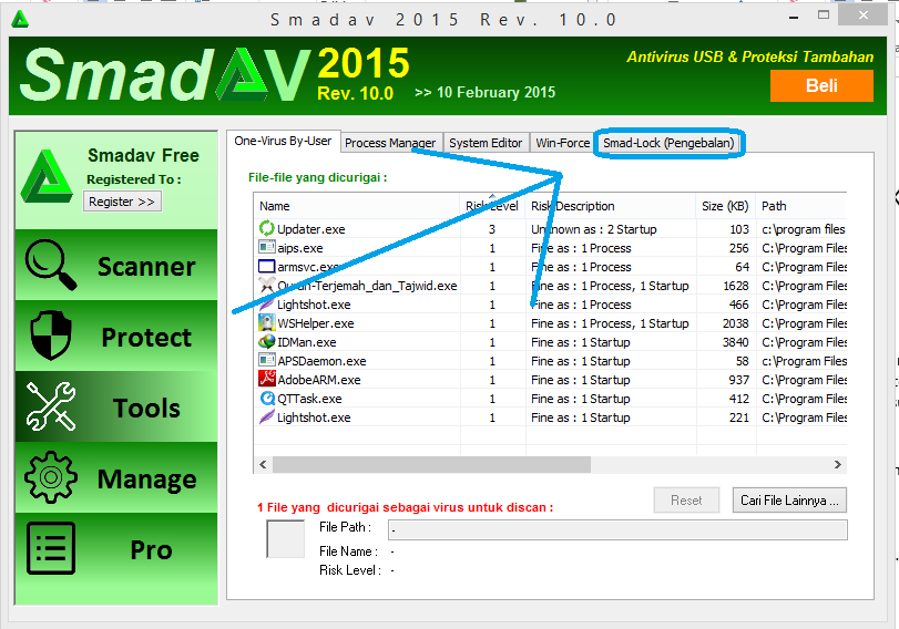 CARA MEMPROTEKSI FLASHDISK DARI VIRUS MENGGUNAKAN ANTIVIRUS SMADAV ...