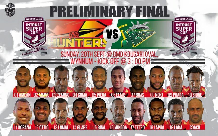 PNG Hunters announce team for preliminary final against Ipswich Jets ...