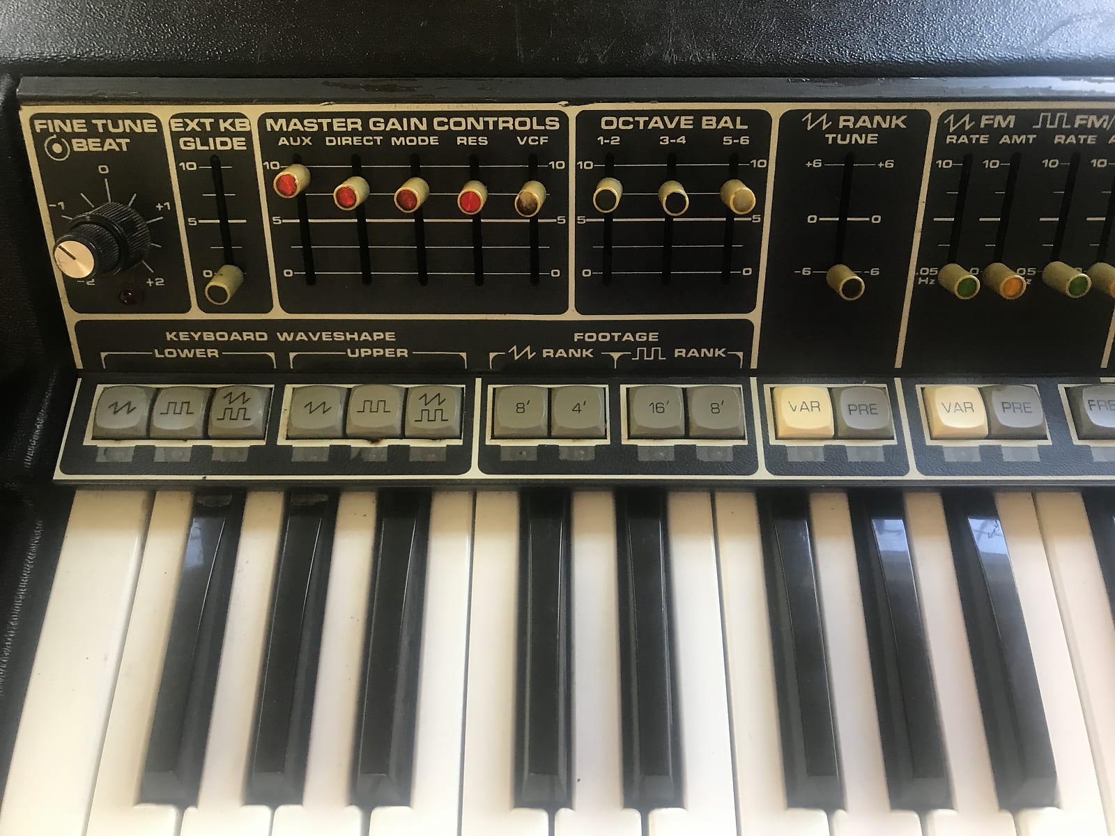 MATRIXSYNTH: Moog Polymoog 203A Analog Synthesizer