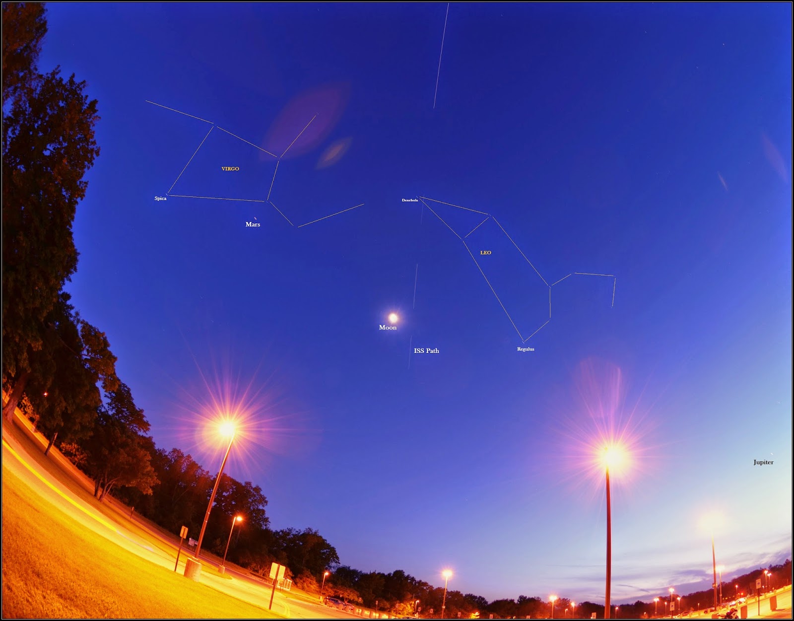 Astronomy at Orchard Ridge: The Sun, The Moon, The Planets, and the ISS