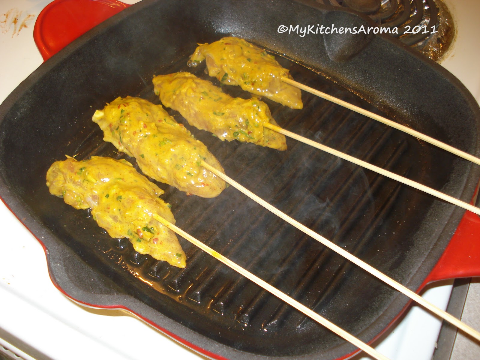 The Sizzling Pan: "Everyday Cooking"- Thai Chicken Satay with Peanut ...