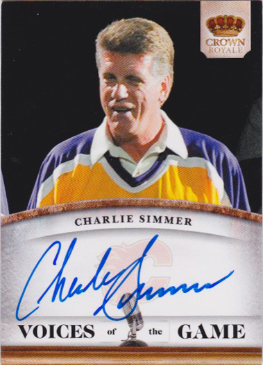 MY HOCKEY CARD OBSESSION: VOICES OF THE GAME - Charlie Simmer