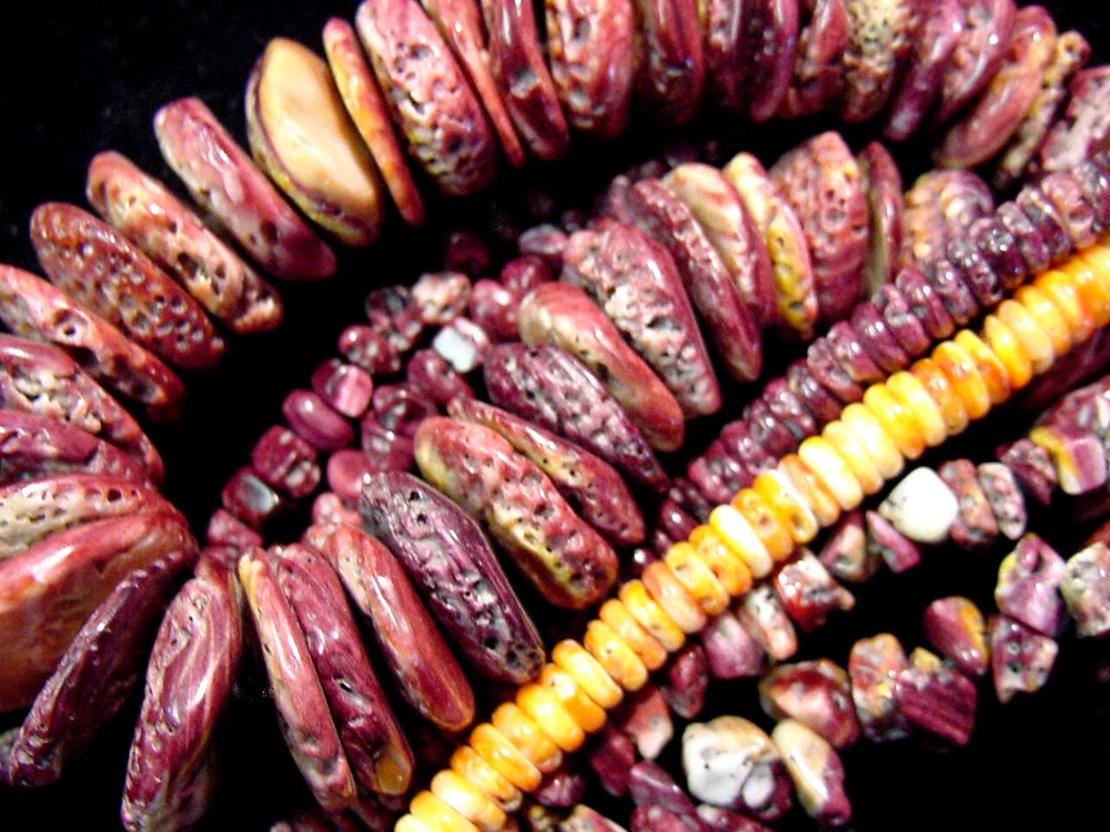 Anita's Bead Blog: About Stones: Spiny Oyster