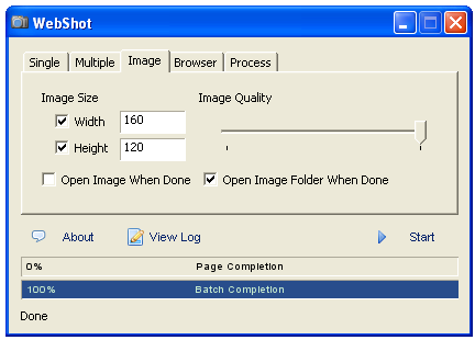 Webshot, fare uno screenshot con l'indirizzo di una pagina web ~ SegretiPC