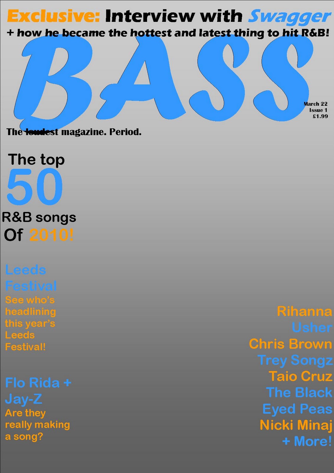 G321 Ramsay: Music Magazine Cover Production