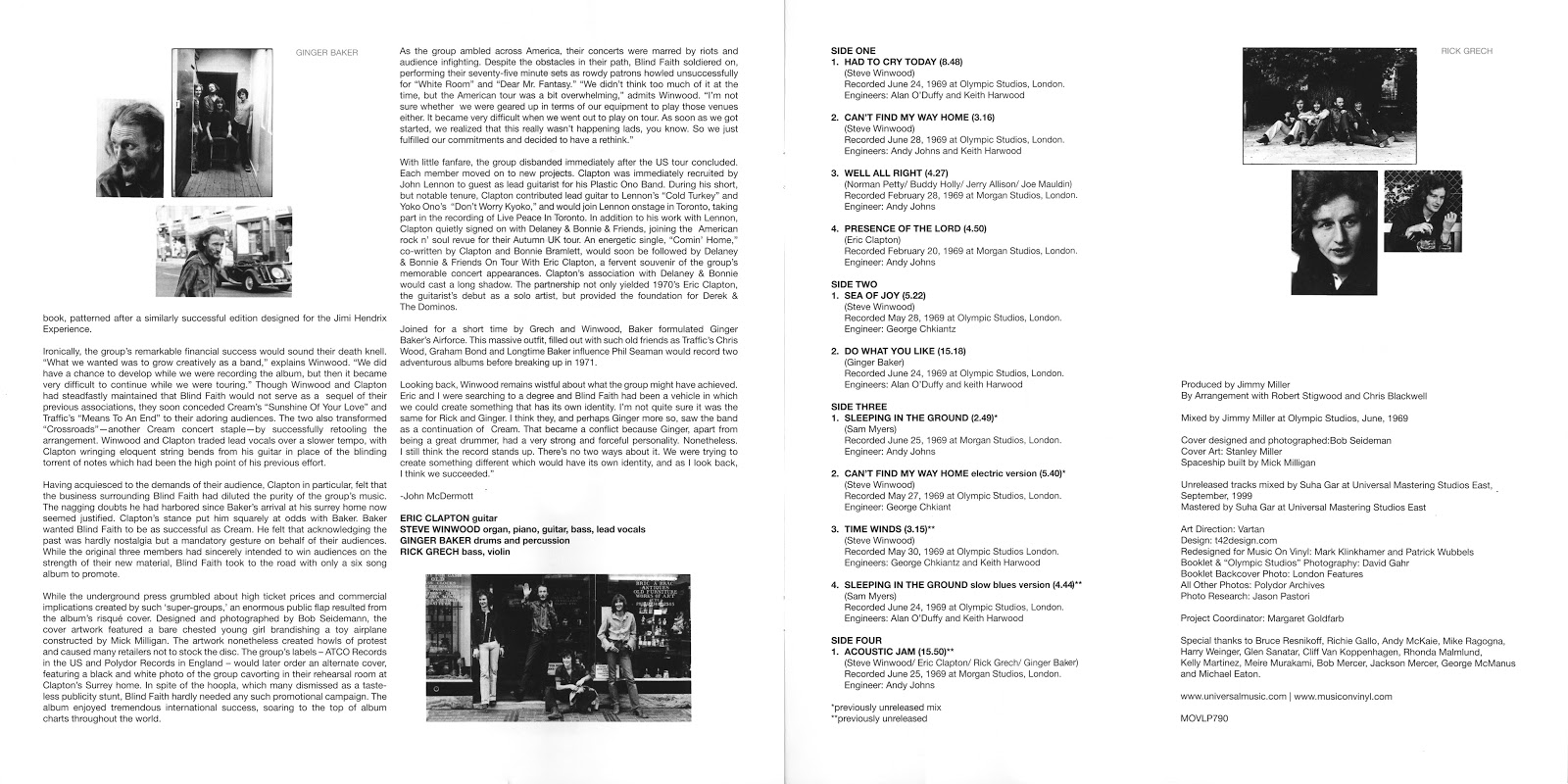 1969 Blind Faith - Blind Faith - Rockronología