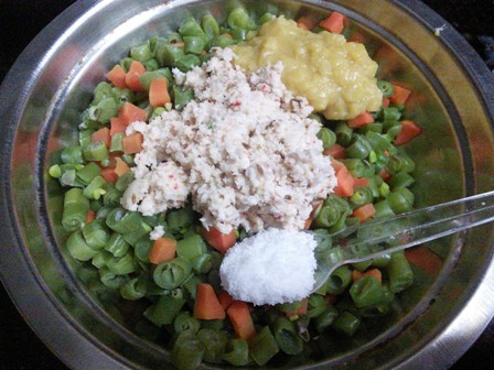 Beans Carrot Stir Fry - Beans Carrot Poriyal/Thuvaram
