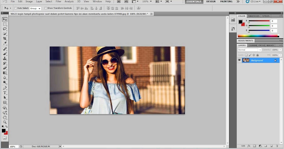 Cara Mengedit Foto Efek Selective Color di Photoshop - Opreker
