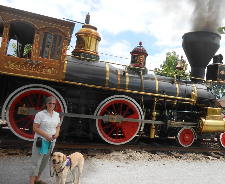 Susquehanna Service Dogs: All Aboard!: Irwin Rides a Steam Train