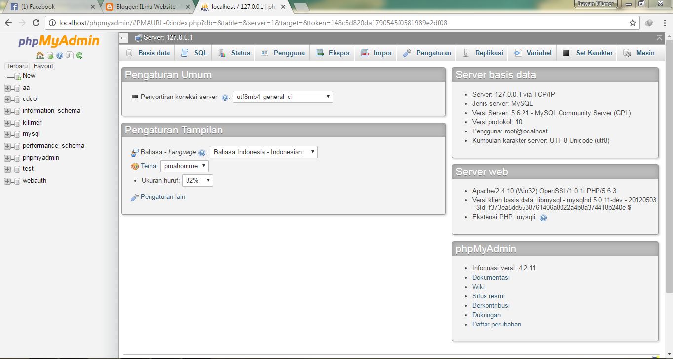 Cara koneksi database pada xampp