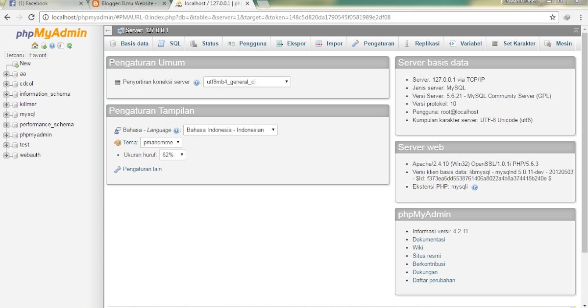 Cara koneksi database pada xampp