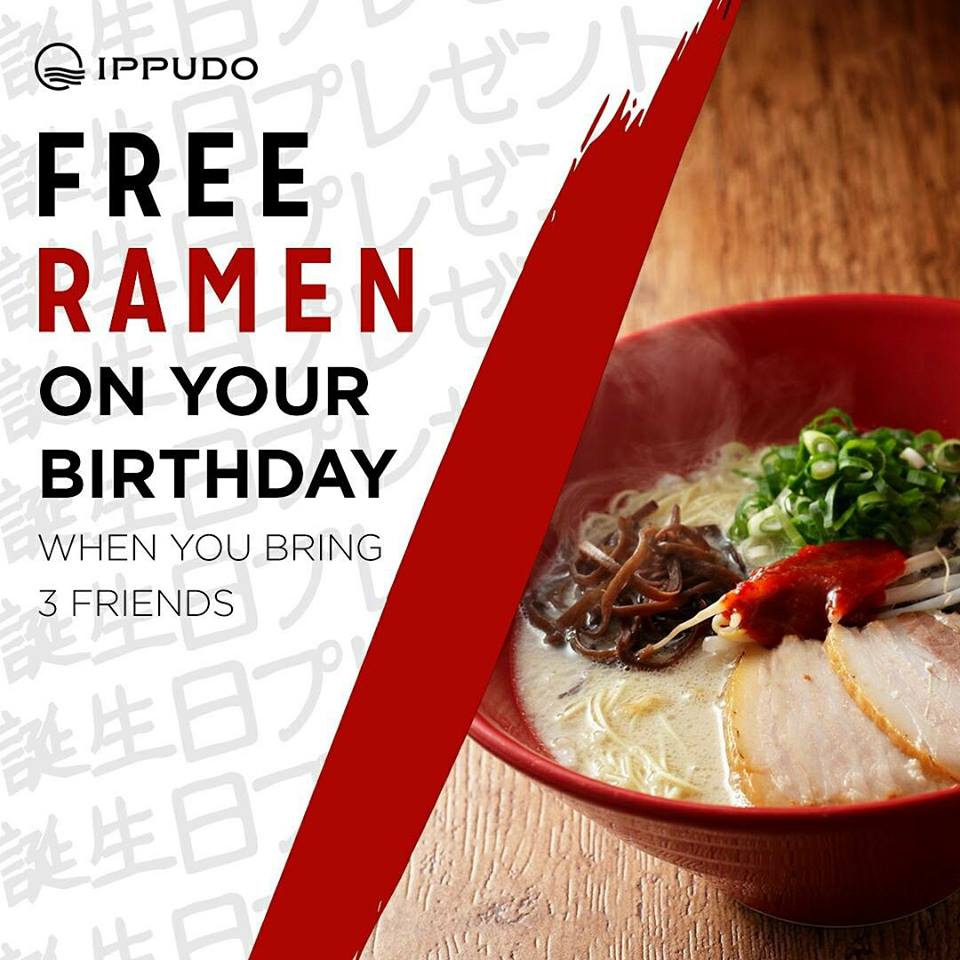 Manila Shopper Ippudo Birthday Promo Manila Shopper Ippudo Birthday Promo
