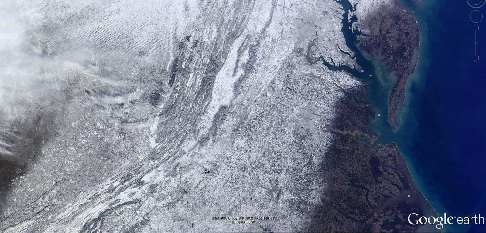 The High Knob Landform: Winter Storm Buries The High Knob Landform