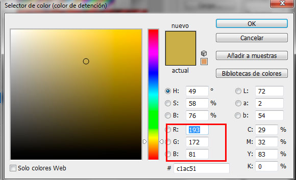 EFECTO DE ORO CHAPADO PHOTOSHOP ~ diseñosDEIART