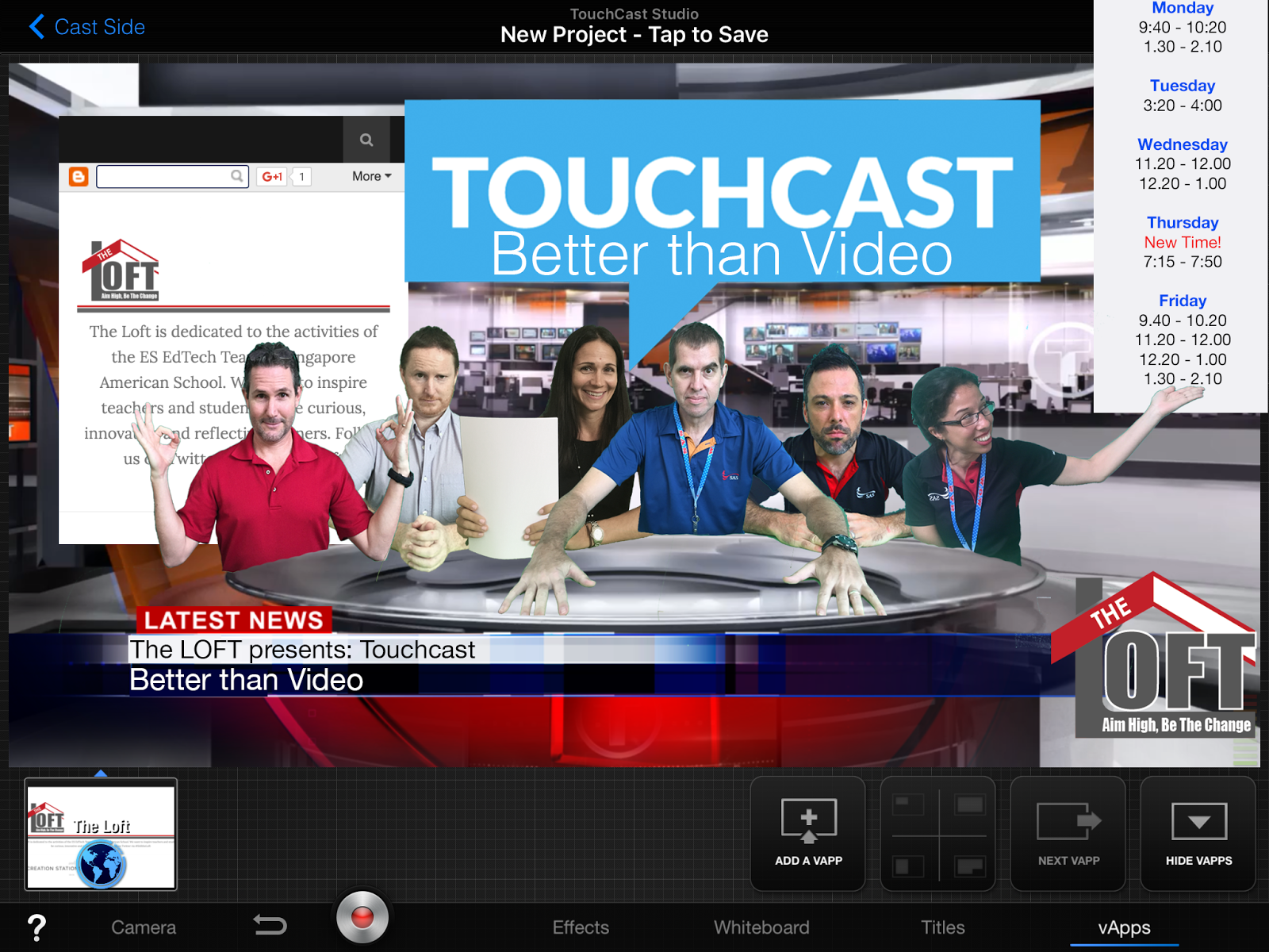 The Loft: Touchcast - Better than Video