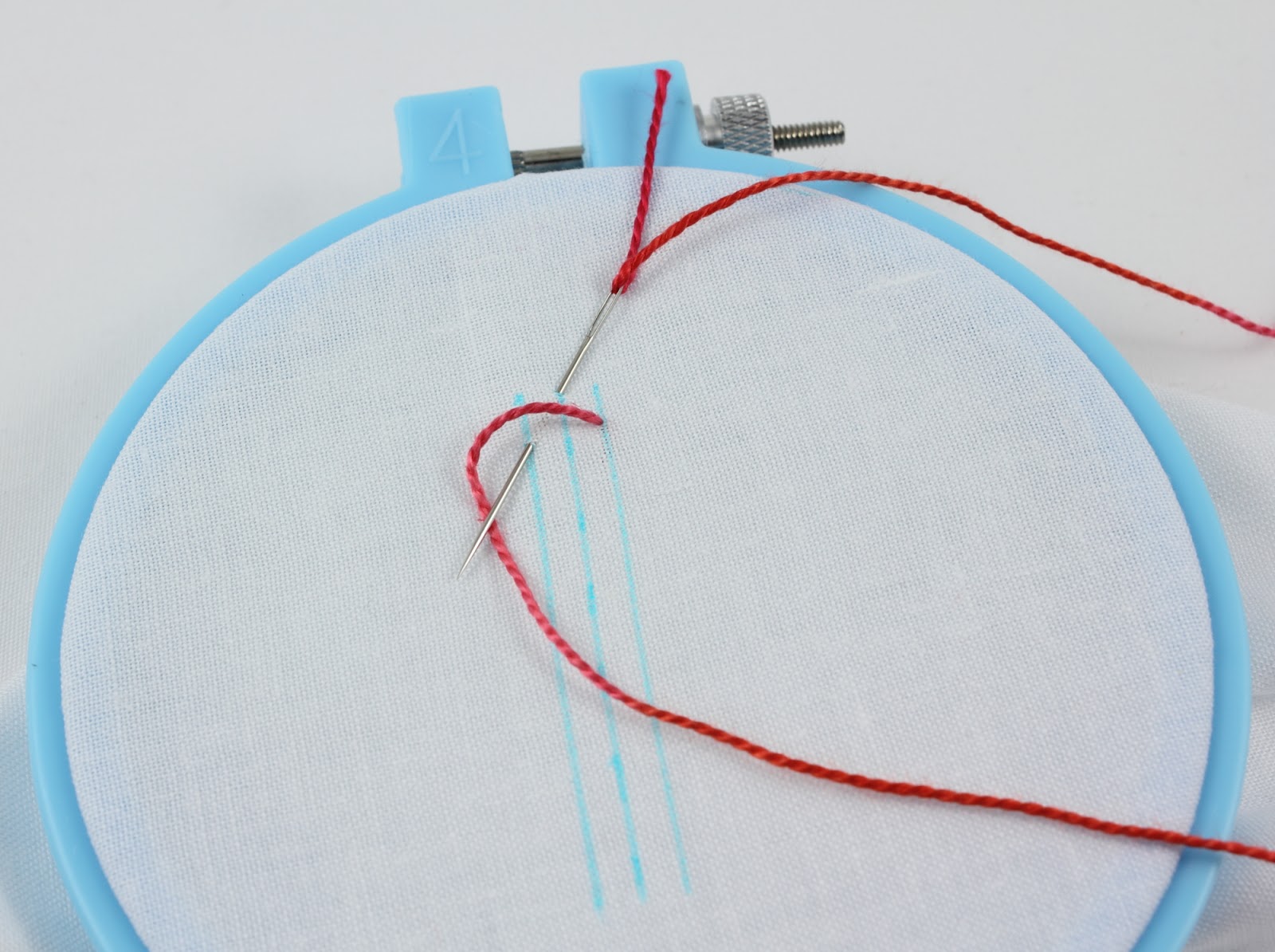 big B: 100 Stitches - Spanish Knotted Feather Stitch