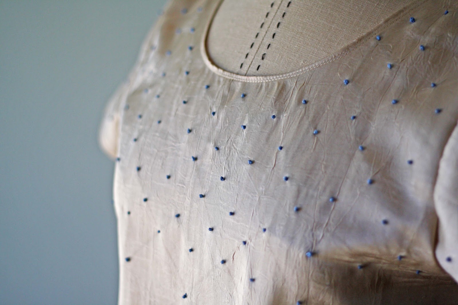 Running With Scissors: French Knot Blouse