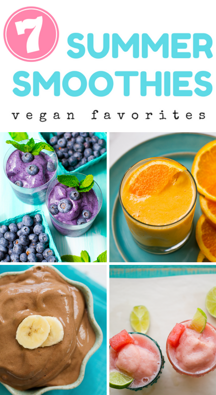 My 7 Go-To Smoothies for Summer - HealthyHappyLife.com