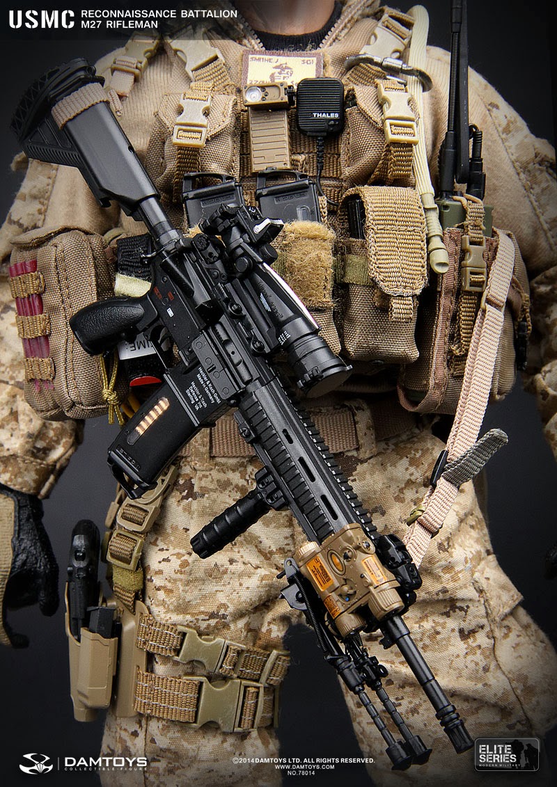 toyhaven: Dam Toys Elite Series 1/6 scale USMC Reconnaissance Battalion ...