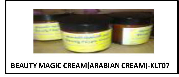 G-Beauty Link Shop: BEAUTY MAGIC CREAM(ARABIAN CREAM)-KLT07