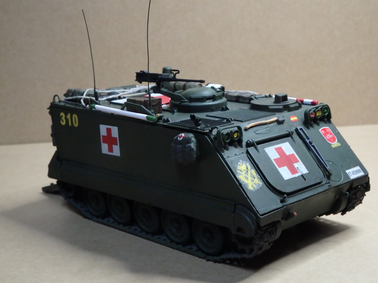 maquetasjuann: M-113 Personal Carrier, Escala 1:35 Tamiya.