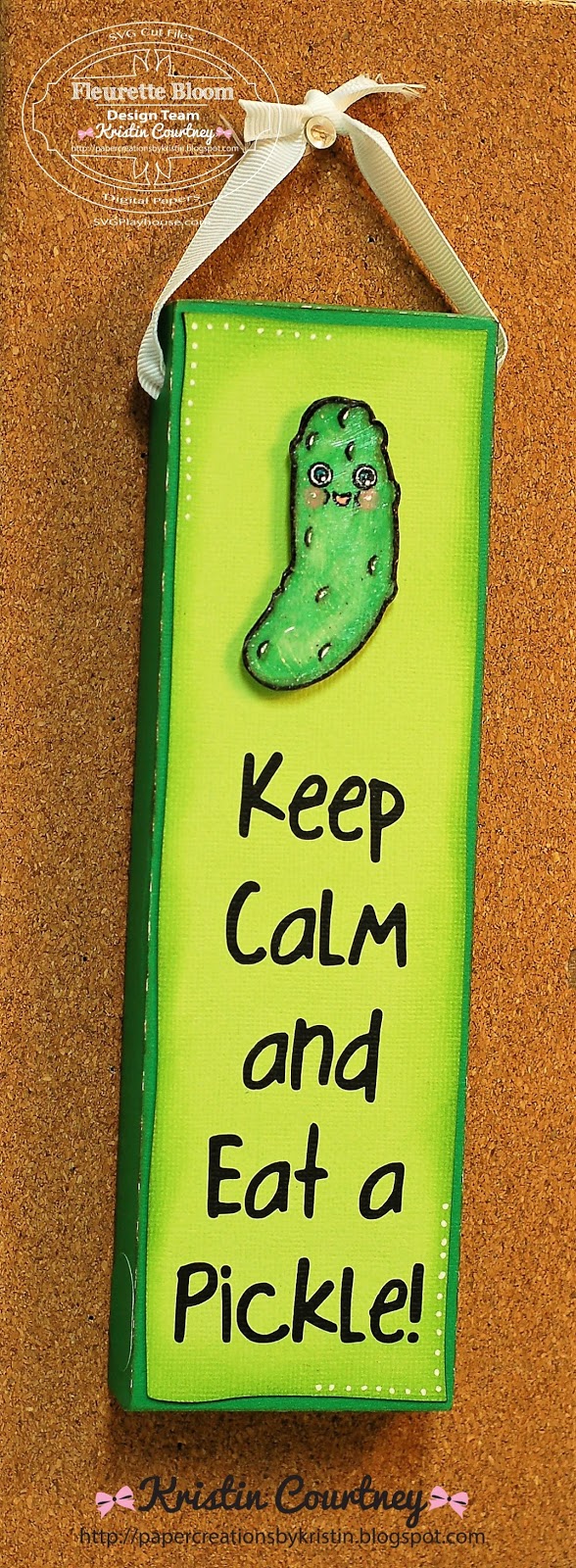 Paper Creations by Kristin: Silly Pickle Signs