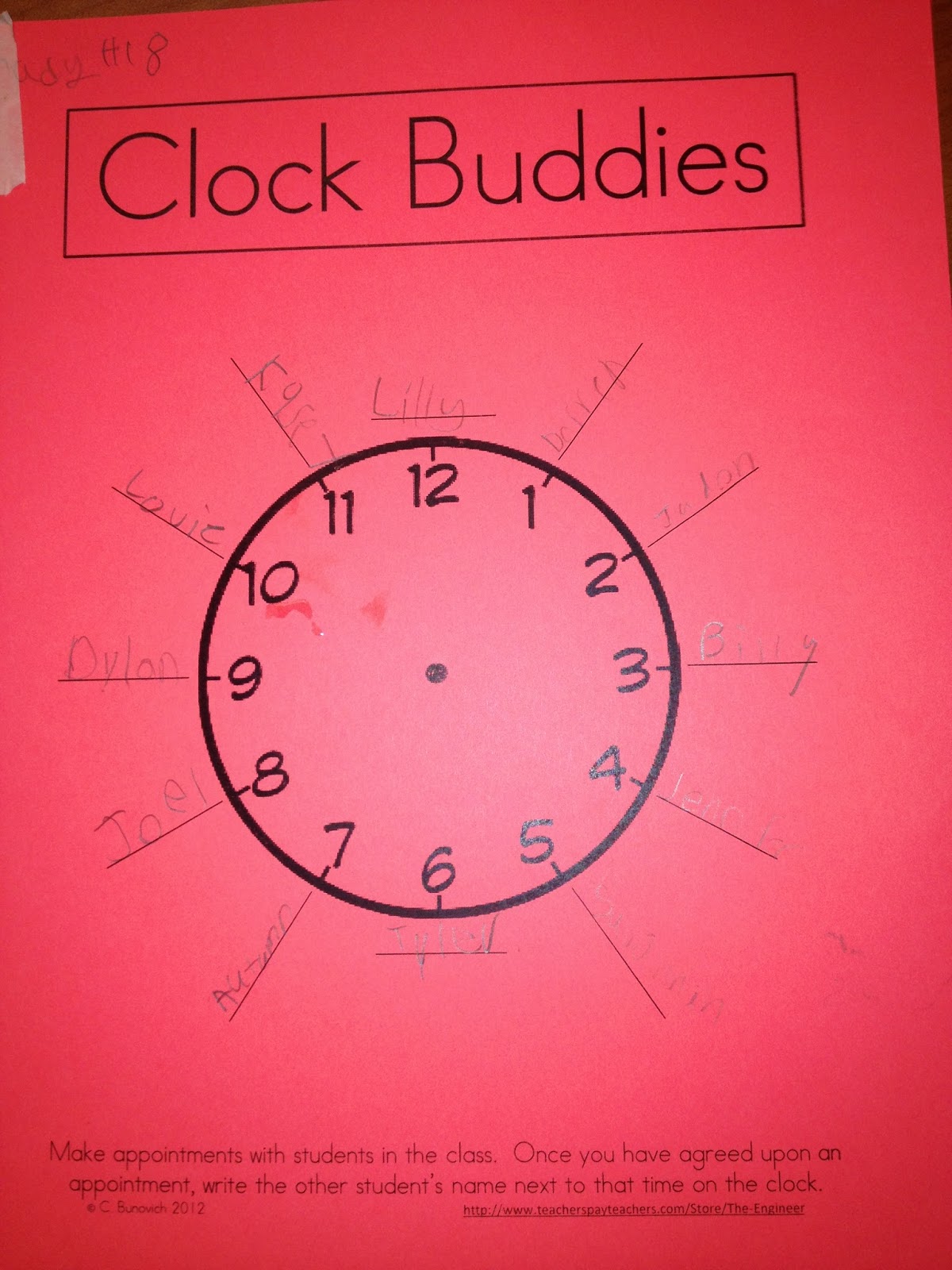 Mrs. Laffin's Laughings: Tried It Tuesday - Clock Buddies