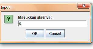Program Java - Menghitung Luas Segitiga Menggunakan Tampilan GUI ~ Otak Atik Ilmu Komputer