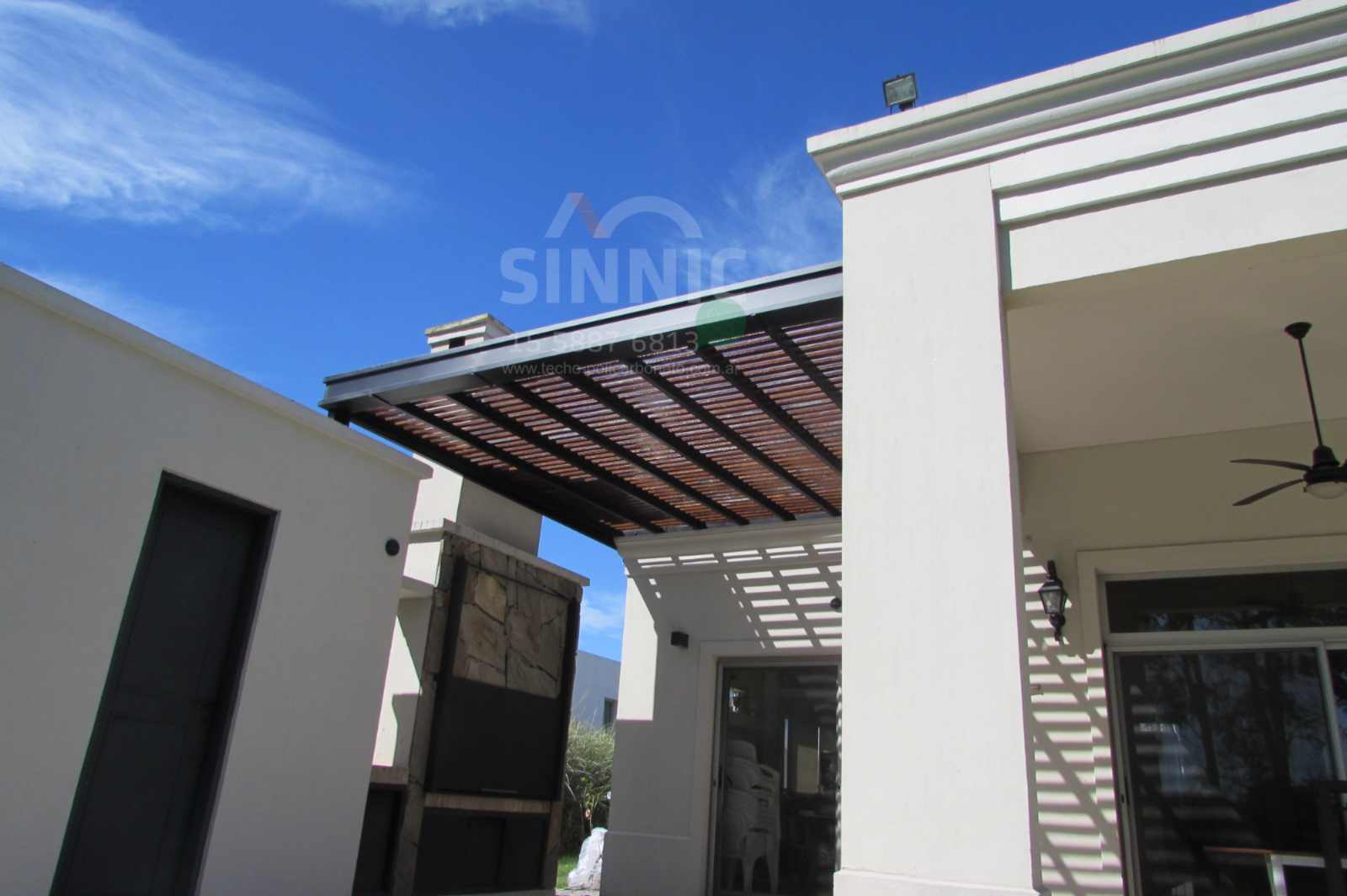 techo de policarbonato, pergolas, aleros: pergola de policarbonato para ...