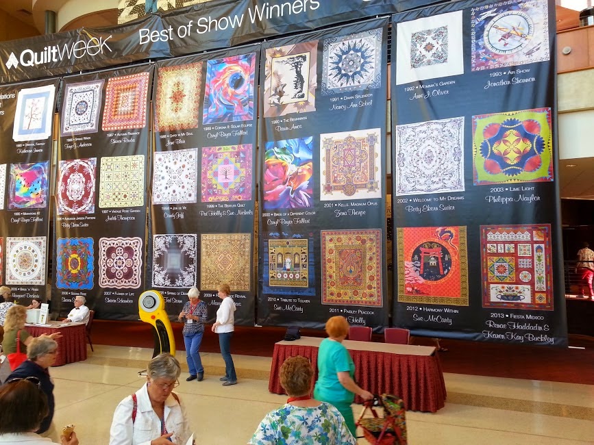 Glady's Gab on Quilts and Quotes: Ricky Tims AQS Show in Paducah