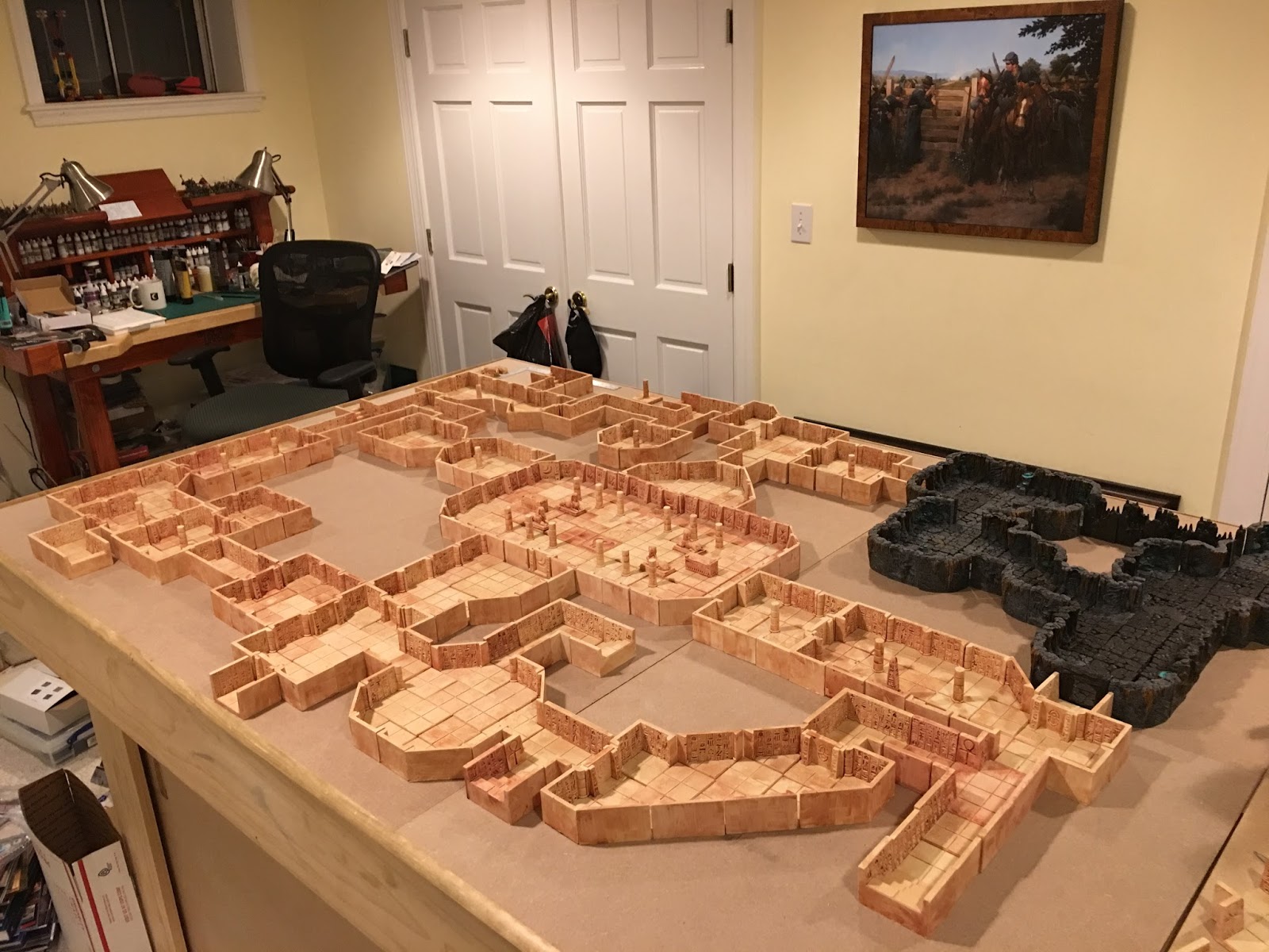 Lair of the Uber Geek: Historicon 2017 Game: Catacomb Layout