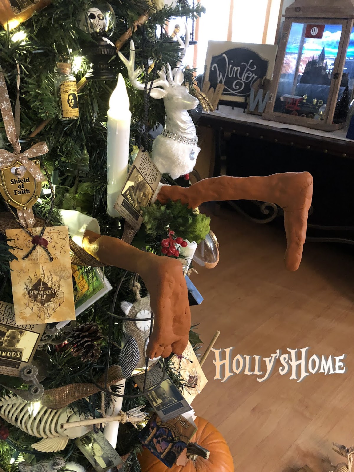 HollysHome Family Life: See How I made Dobby's feet for our Harry ...
