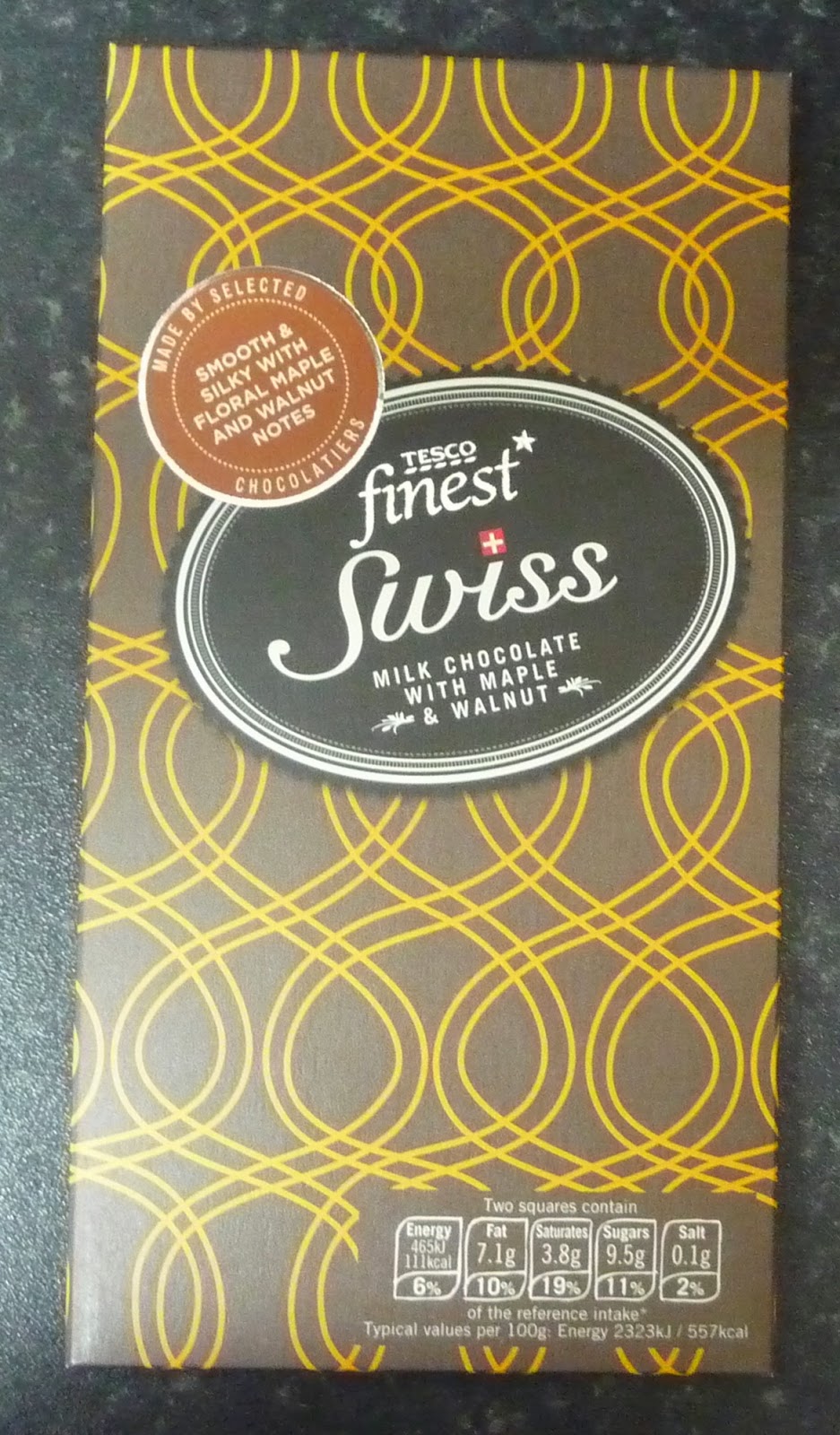 Something to look forward to: Tesco Finest*: Swiss (milk chocolate with ...