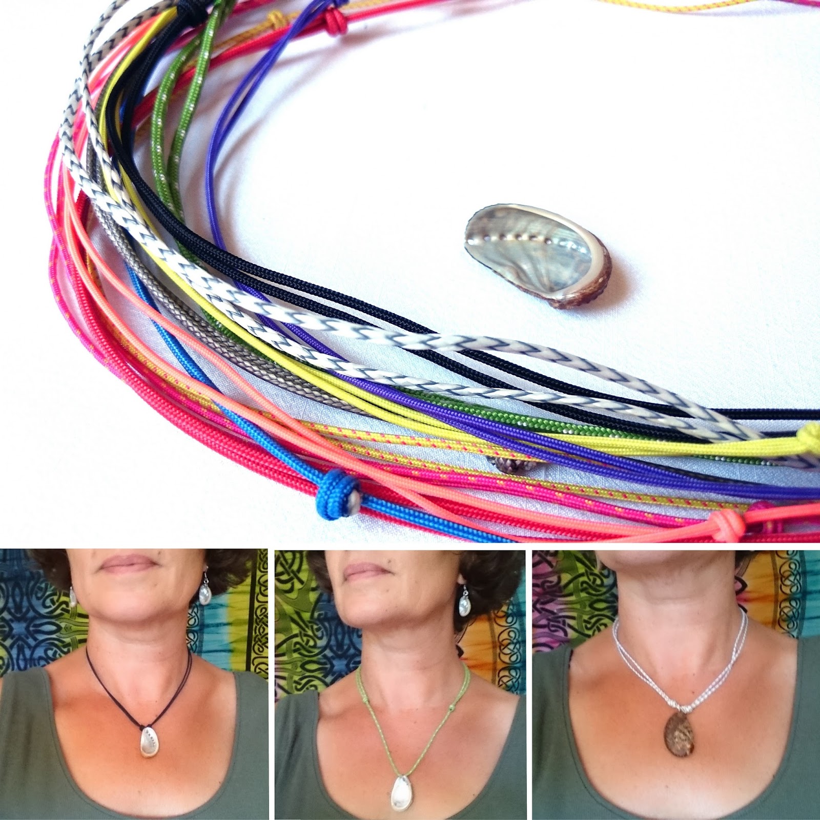 Colliers coquillage : ormeaux