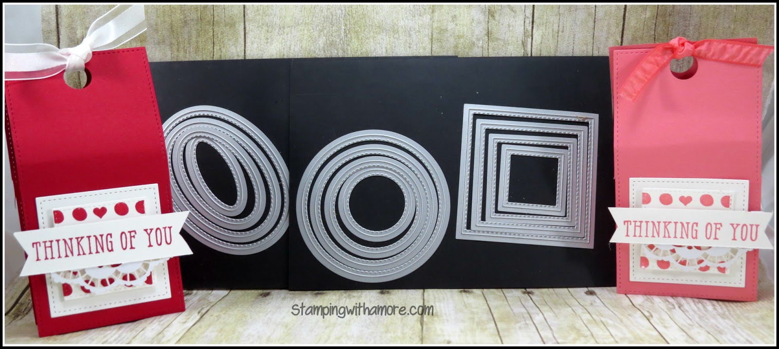 Stampingwithamore: SPOTLIGHT FRIDAY STITCHED SHAPES FRAMELITS