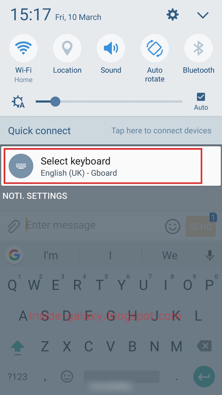 Inside Galaxy: Keyboard