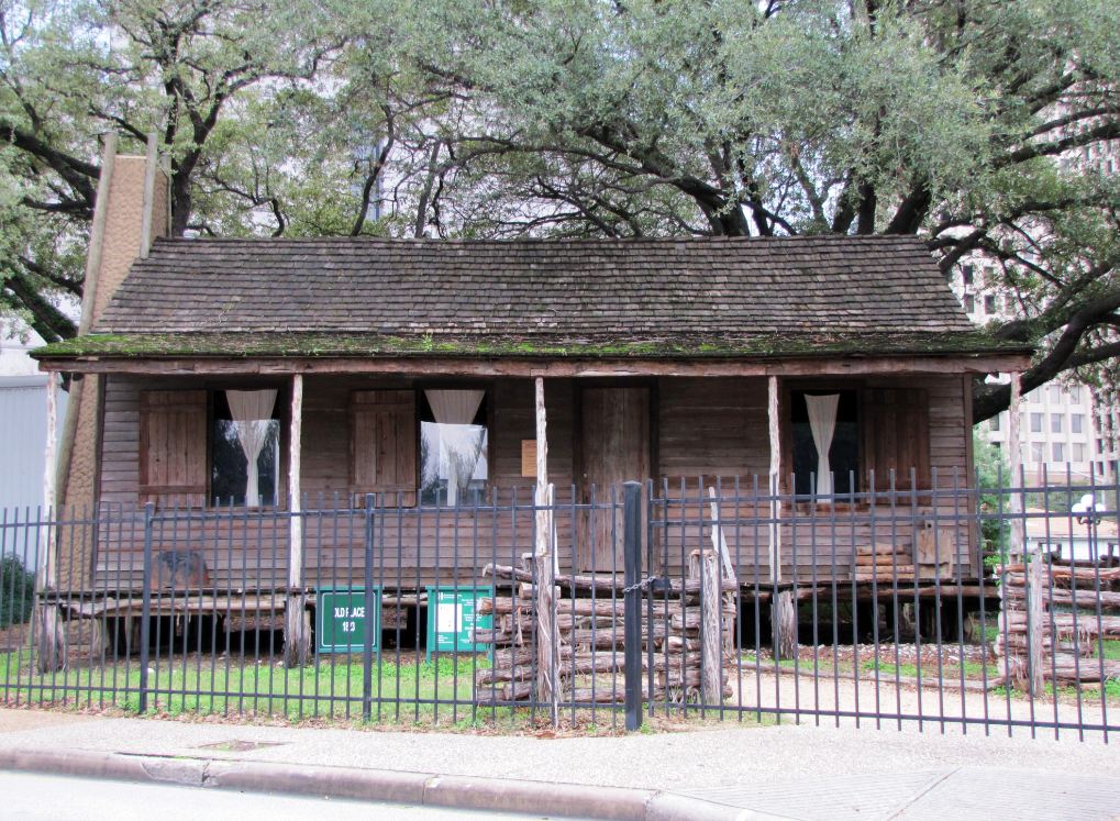 Houston in Pics: 1823 "Old Place" Log Cabin in Downtown Houston - Herit