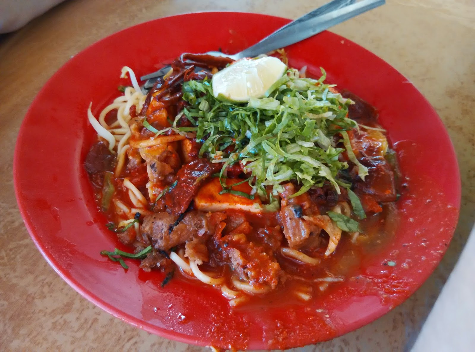 Our Journey : Penang Pulau Tikus - Bangkok Lane Famous Mee Goreng Sotong