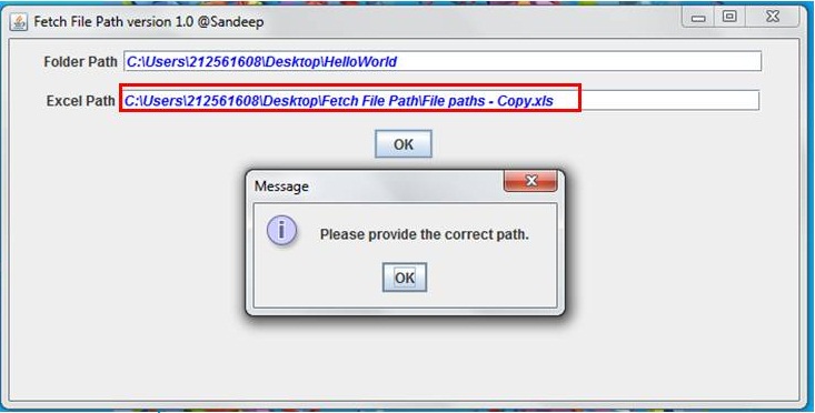 How to get the File Path and Name into Excel sheet without using ...