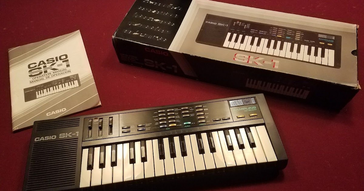 MATRIXSYNTH: Casio SK-1 Classic Mini Sampling Synthesizer Keyboard