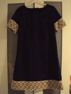 Errant Pear: Linen Mod Dress, and Some Creative Problem Solving