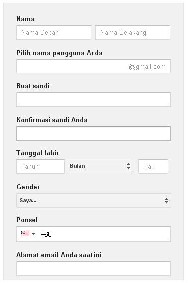 Cara mudah buat email Gmail terbaru - CENTRANIAGA