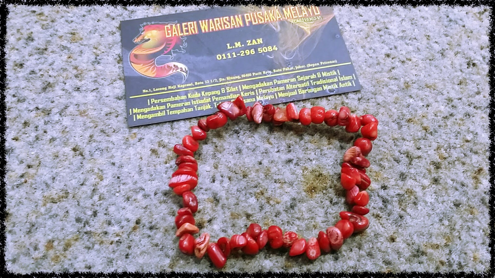 SELANGKAH KE ALAM MISTIK: GELANG MISTIK BATU MARJAN