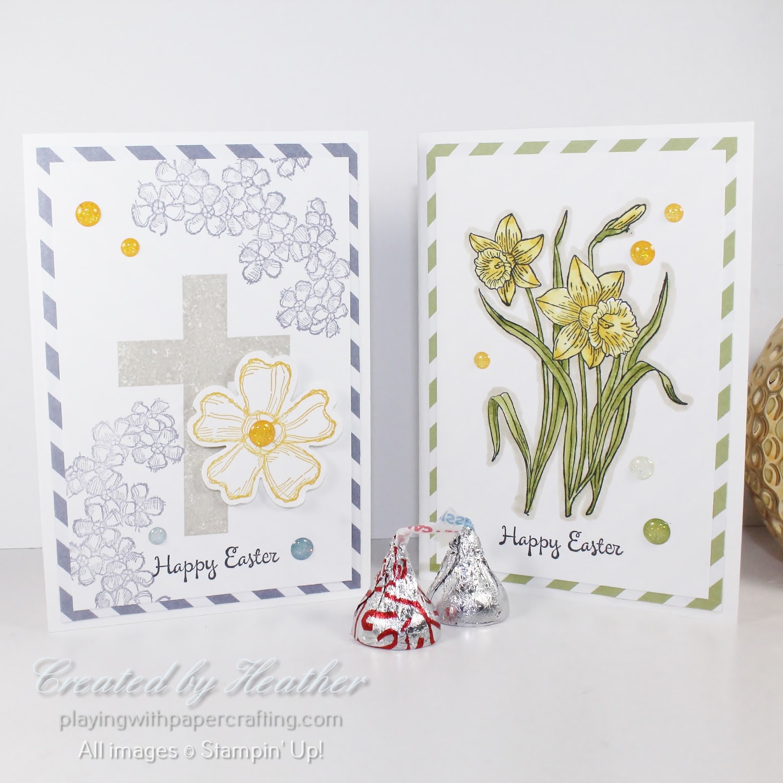 Playing with Papercrafting: Adult Easter Cards - Quick and Easy