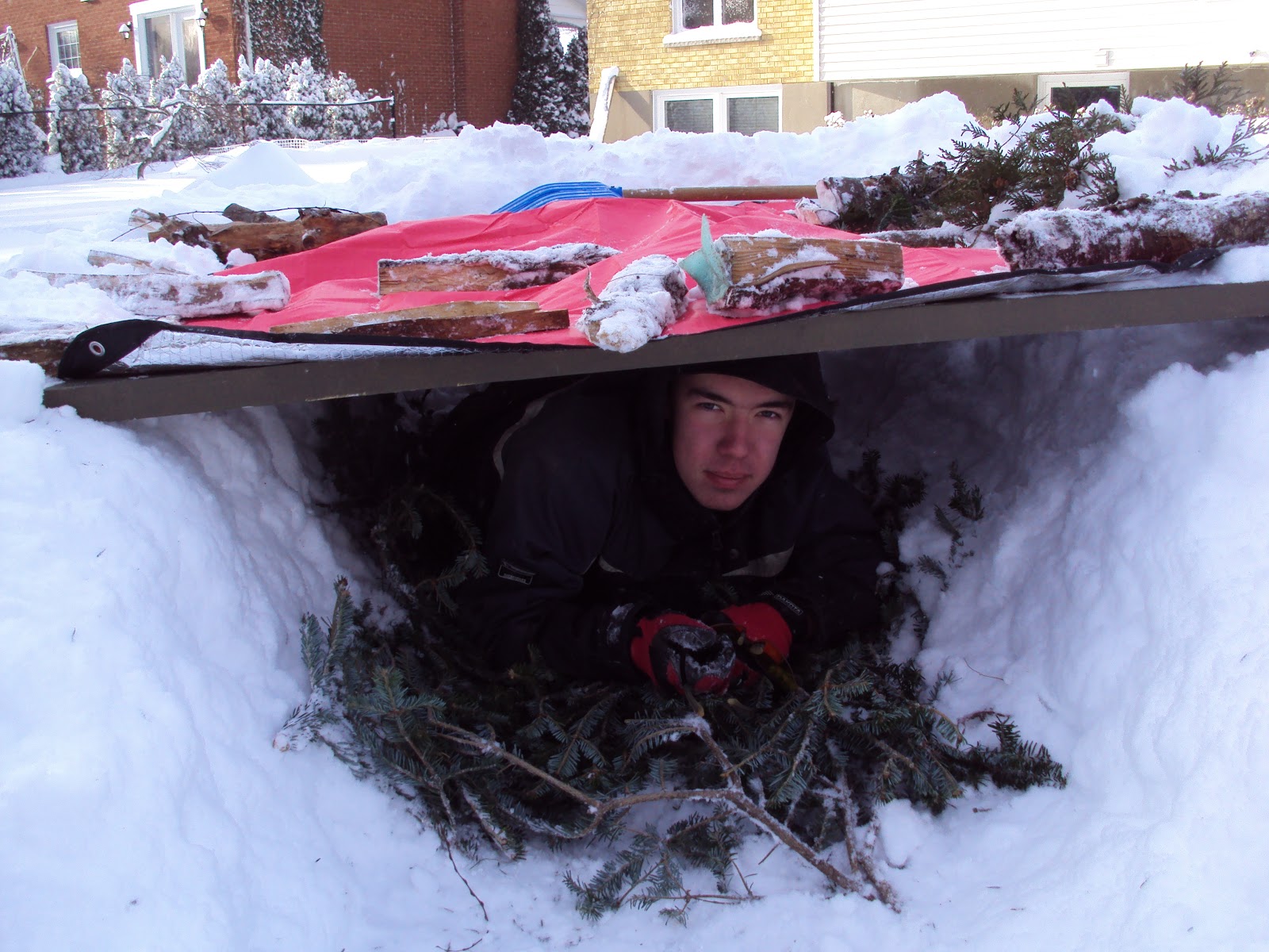 Bens Blog: Winter Survival Shelter: The snow trench