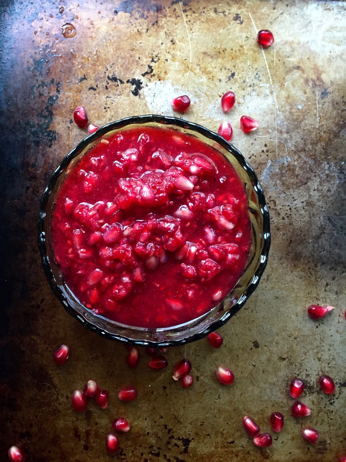 Pomegranate and Raspberry Chutney in In the Orchard, the Swallows ...