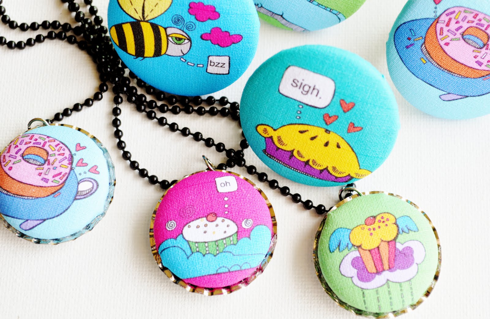 Kelli Nina Perkins: Fun Fabric Rings from your Sketchbook Tutorial and ...