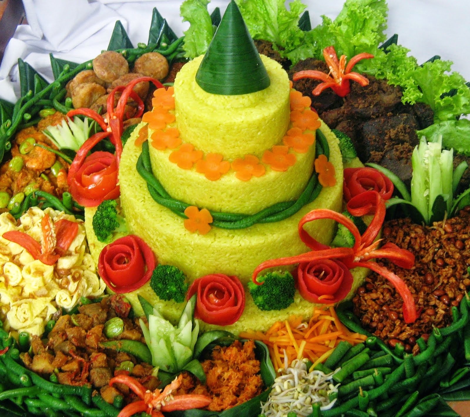 cara membuat nasi tumpeng | CARA UNIC