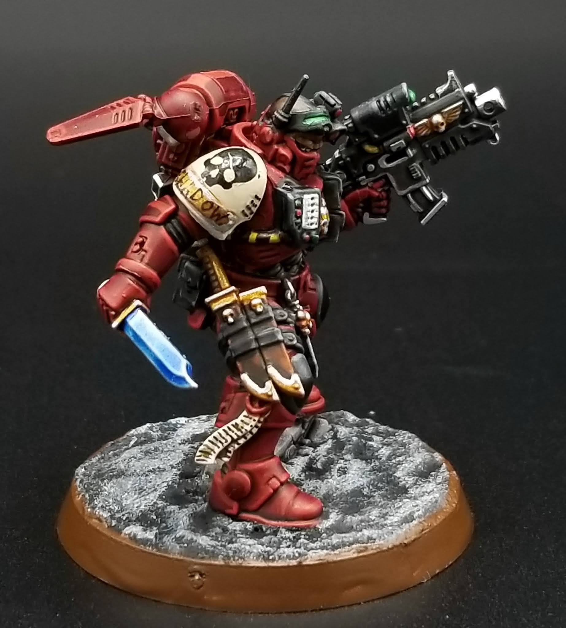Tigurius's Omnis Arcanum Models: Blood Raven Primaris Lieutenant in ...