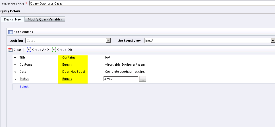 cRm Musings: CRM 2011 Dialogs with Dynamic FetchXML - Duplicate Case Detection